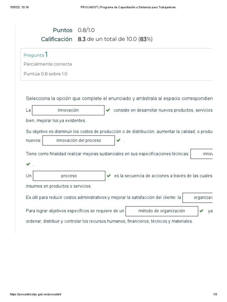 PROCADIST - Programa de Capacitación A Distancia para Trabajadores - 1 ...