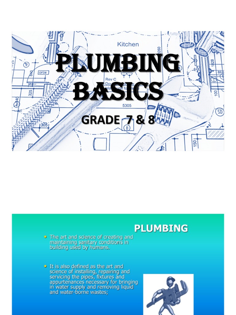 Tle1-Introduction To Industrial Arts - Plumbing | PDF