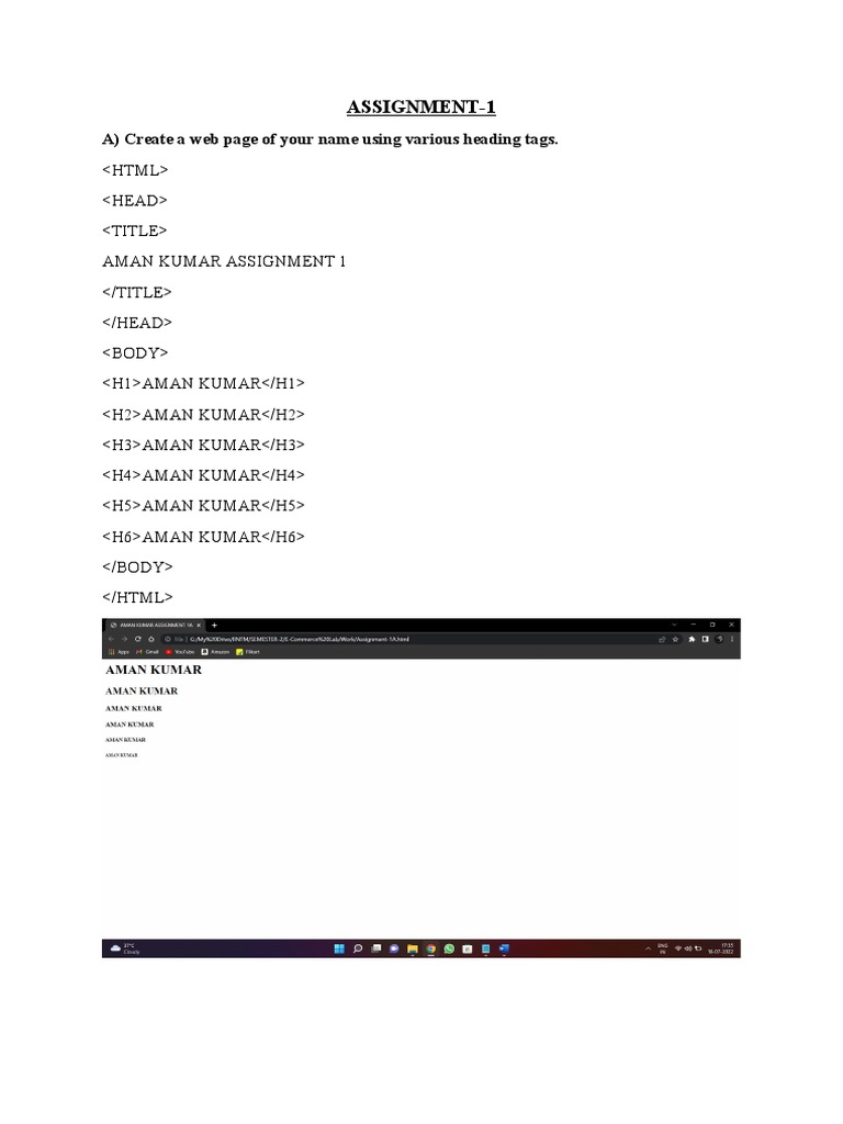 E-Commerce File | PDF | Hyperlink | Html Element