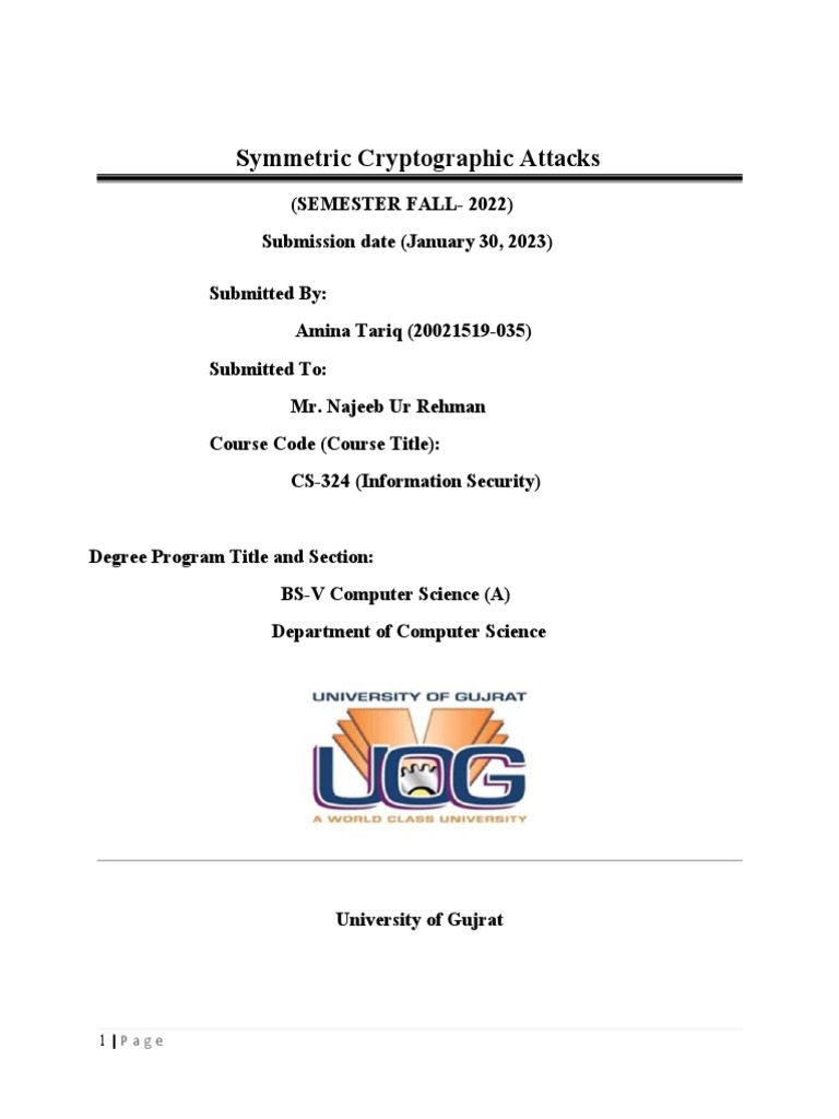 Symmetric Crypto Attack Guide | PDF | Encryption | Key (Cryptography)