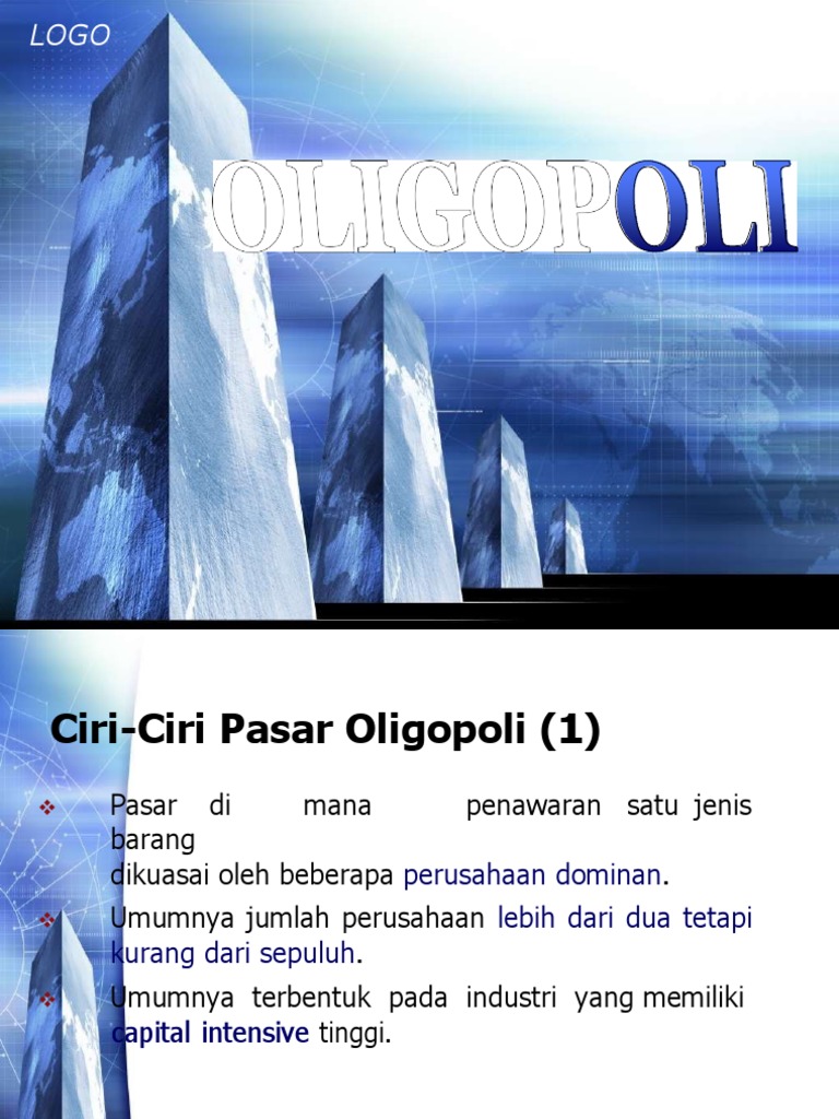 Pasar Oligopoli New 1 2 Pdf