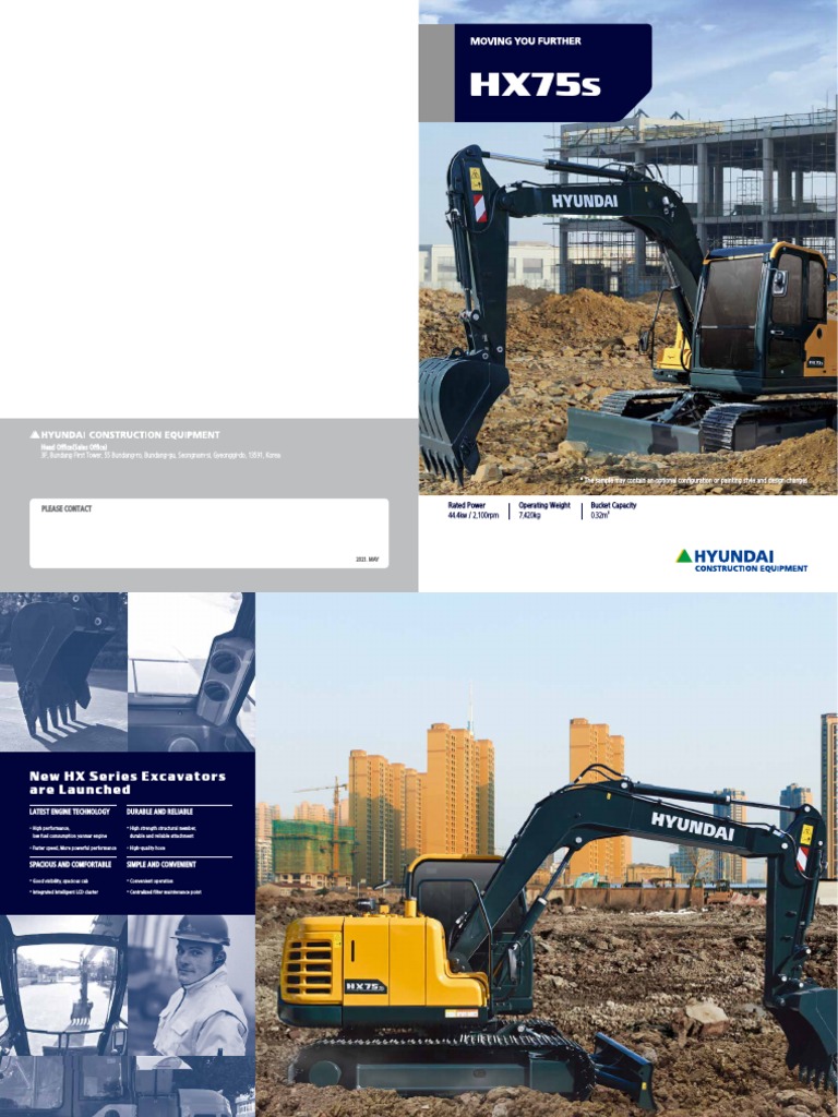 BROSUR - Hyundai Exca HX-75-S | PDF