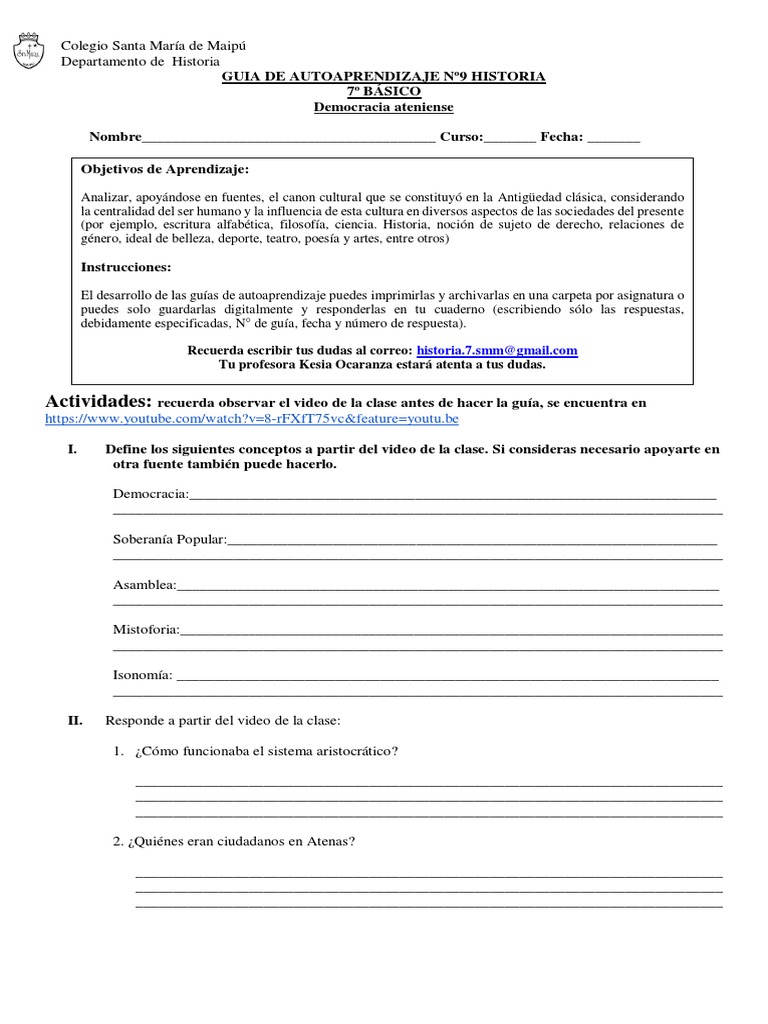 Historia Guía-N°9 Septimo-Básico | PDF