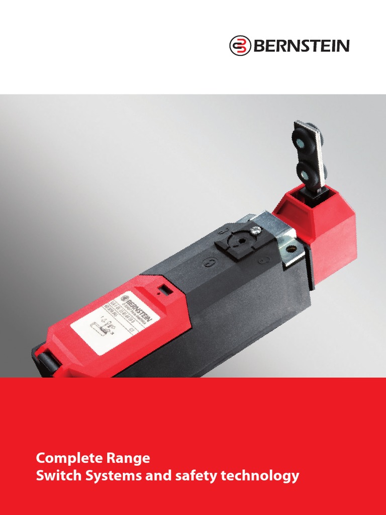 BERNSTEIN Complete Range Switch Systems and Safety Technology | PDF