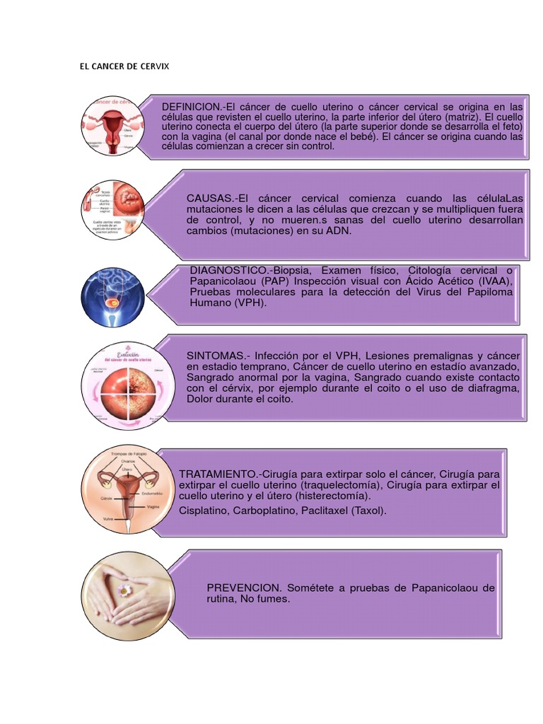 El Cancer de Cervix | PDF