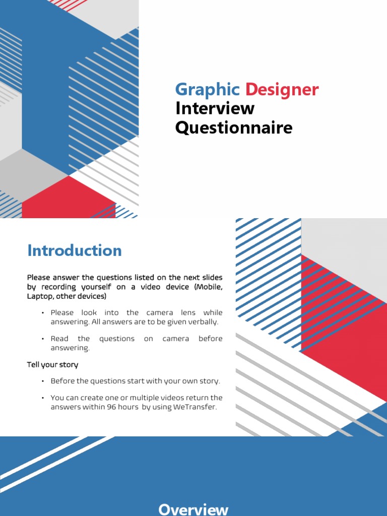Graphic Designer Interview Question | PDF