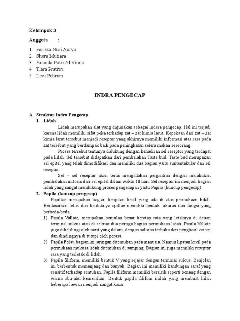 Indra Pengecap | PDF