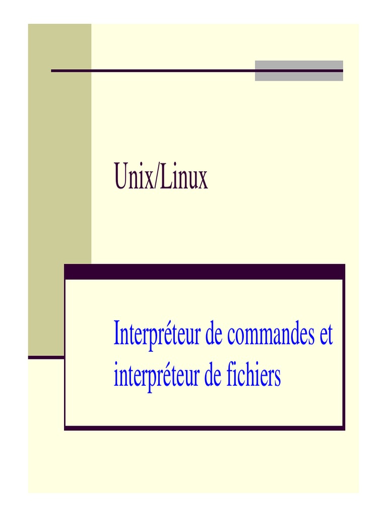 Liste Des Commandes Linux-Unix | PDF