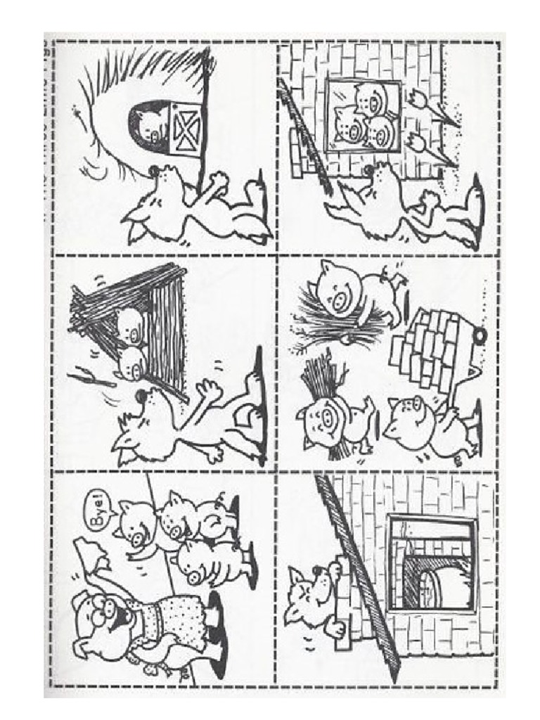 Secuencia Temporal Los 3 Cerditos | PDF