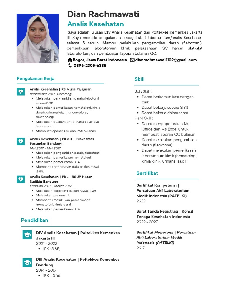 CV - Dian Rachmawati | PDF