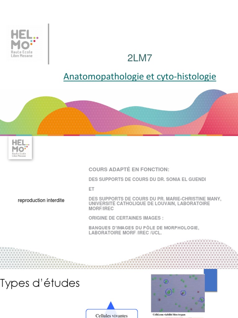 Techniques Histologiques en Anatomopathologie | PDF