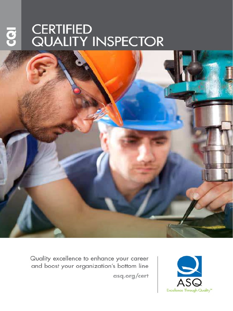 Certified Quality Inspector | PDF