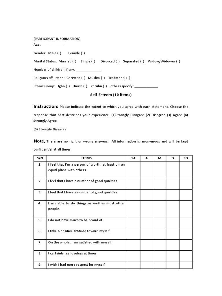 Questionnaire_on_self_esteem_2[1] | PDF
