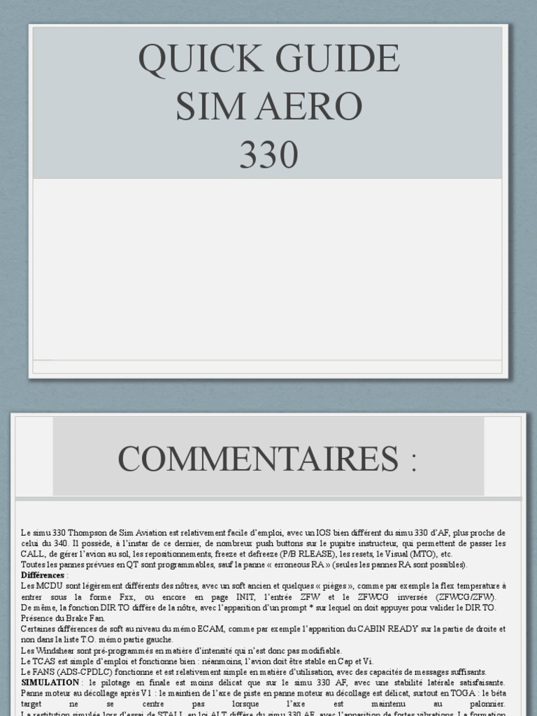 Sim Aero | PDF | Aérospatiale | Véhicules