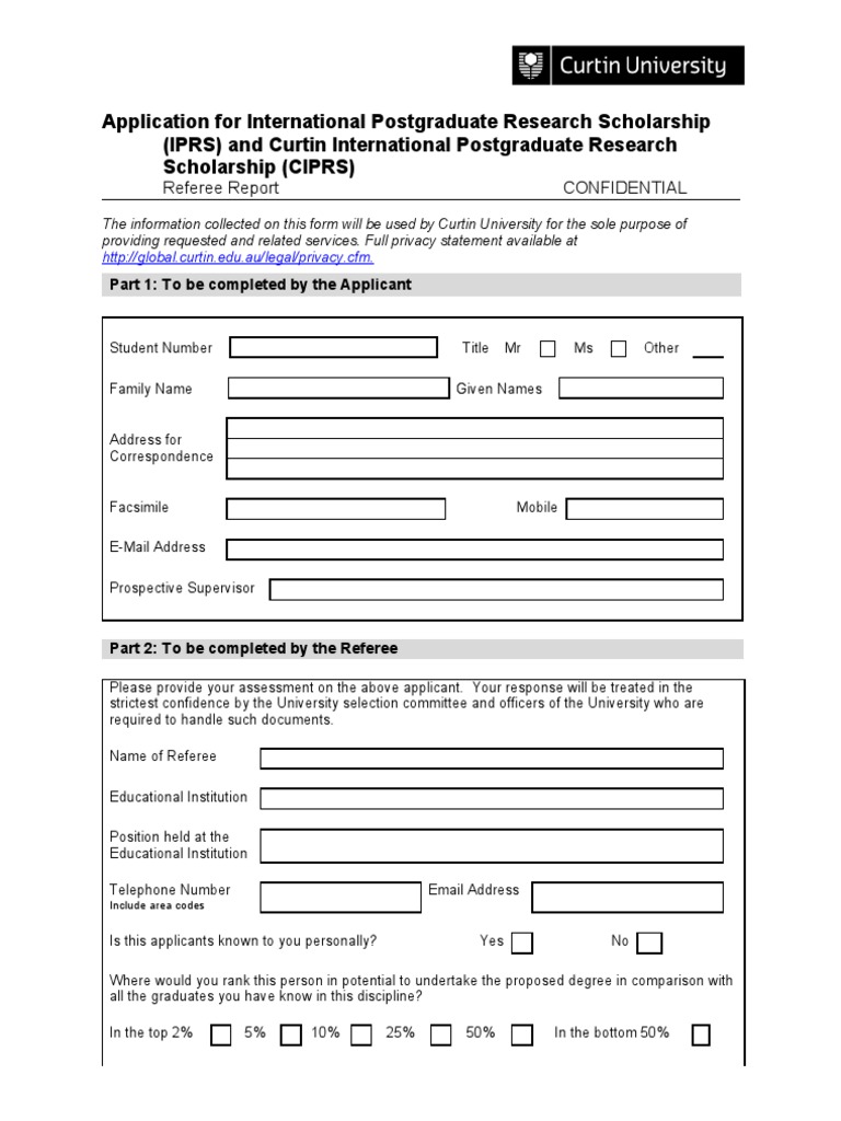 Referee Report | Postgraduate Education | Academia