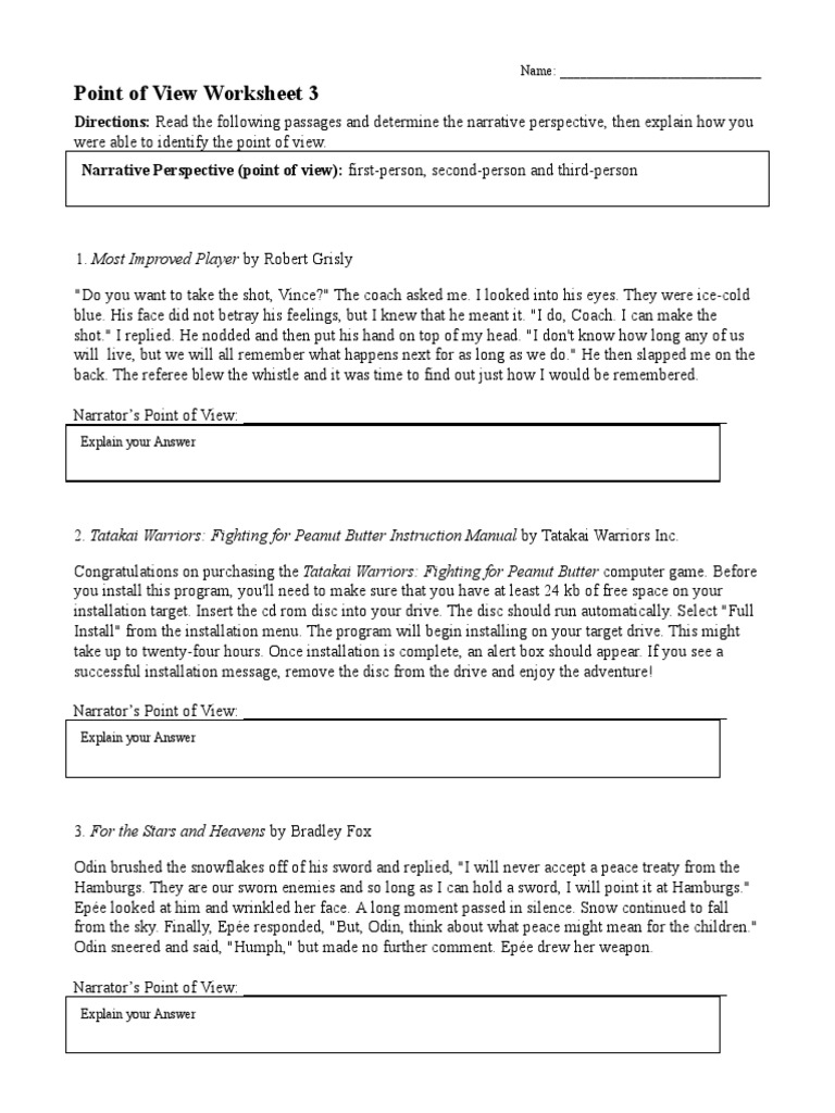 Pov-Pre - Post-Assessments-2 | PDF