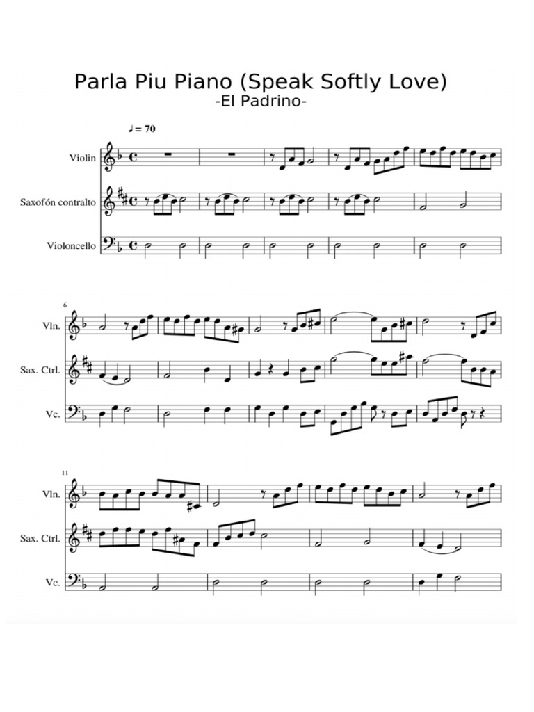 El Padrino. Trio | PDF