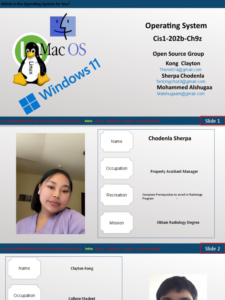 Cis 1-202-Ch9Z Open Source Group PROJECT Mac OS X Vs Windows Vs Unix Linux | PDF | Operating ...