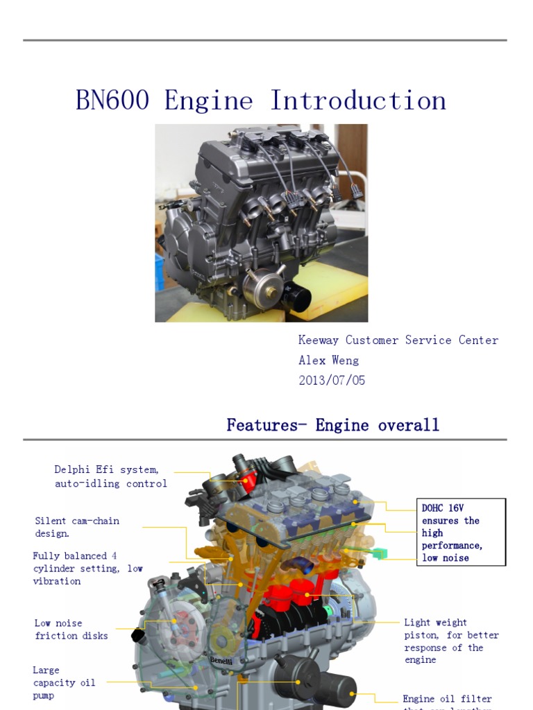 BN 600 Introduction - Engine | PDF
