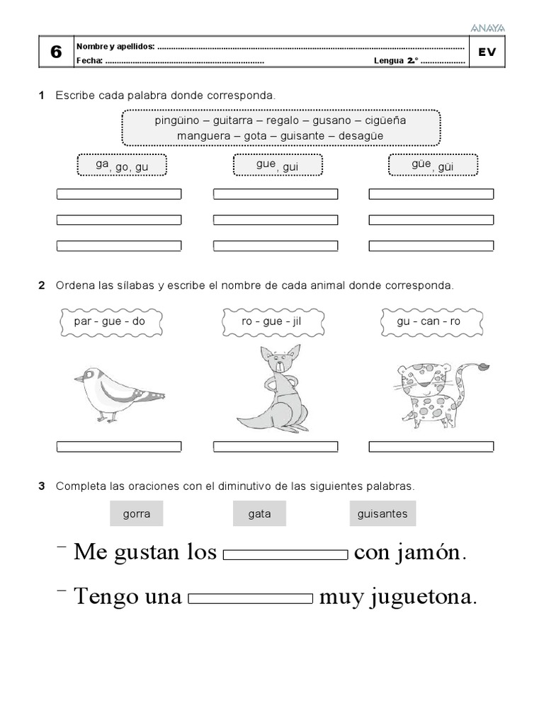 LenguaCas2p U06 e | PDF