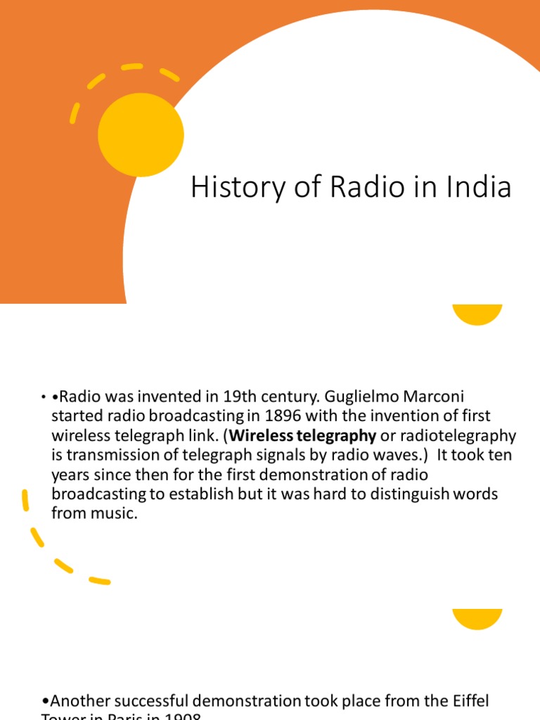 L1-History of Radio | PDF | Radio | Broadcasting