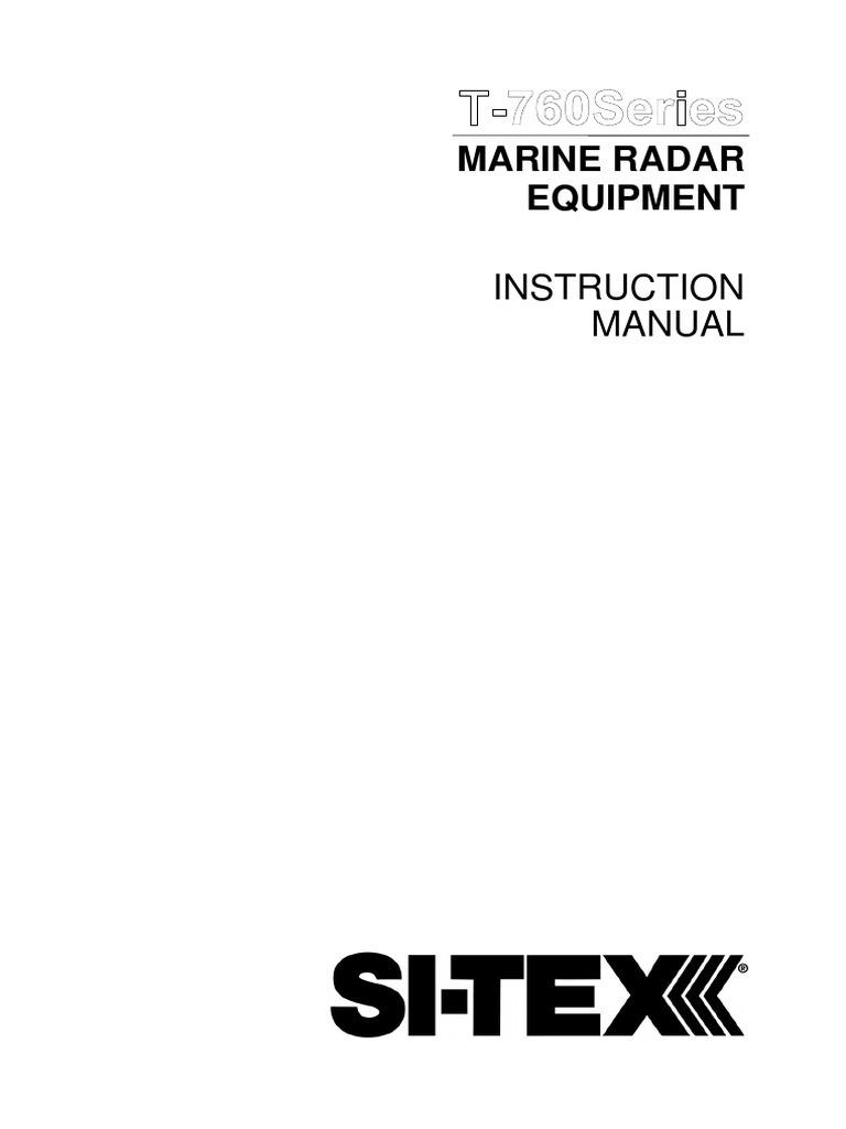 t760 - Sitex RADAR | PDF