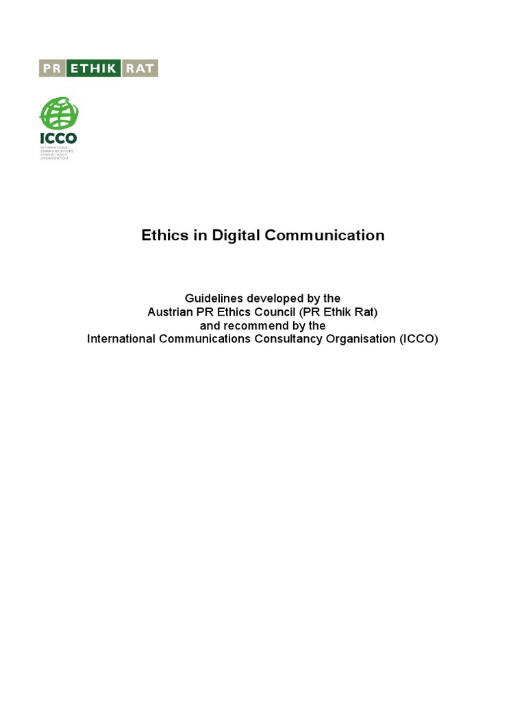 Ethics in Digital Communication | PDF | Social Media | Popular Culture ...