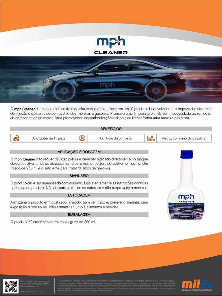 Catálogo - Prod - MPH Cleaner | PDF