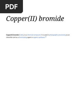 Copperii Bromide J 5˚GàµH3