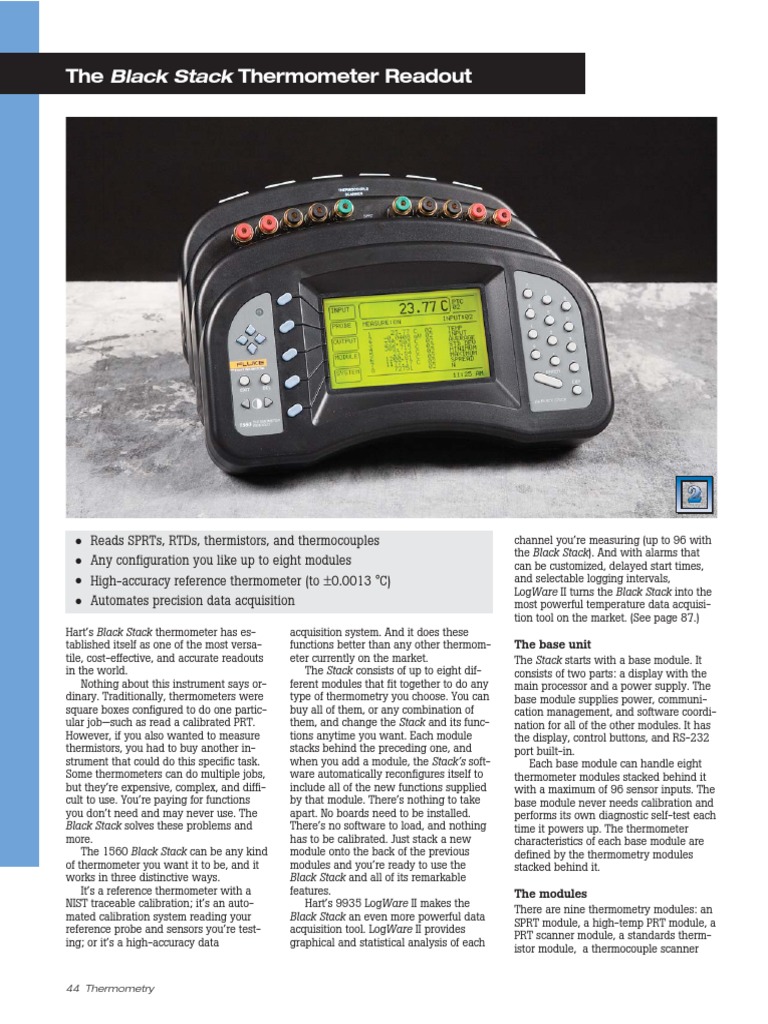 1560 Data Sheet | PDF | Thermocouple | Electrical Engineering