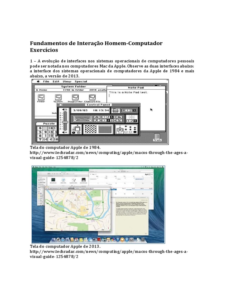 Exercicios IHC Projeto Interface Usuario Gabarito | PDF