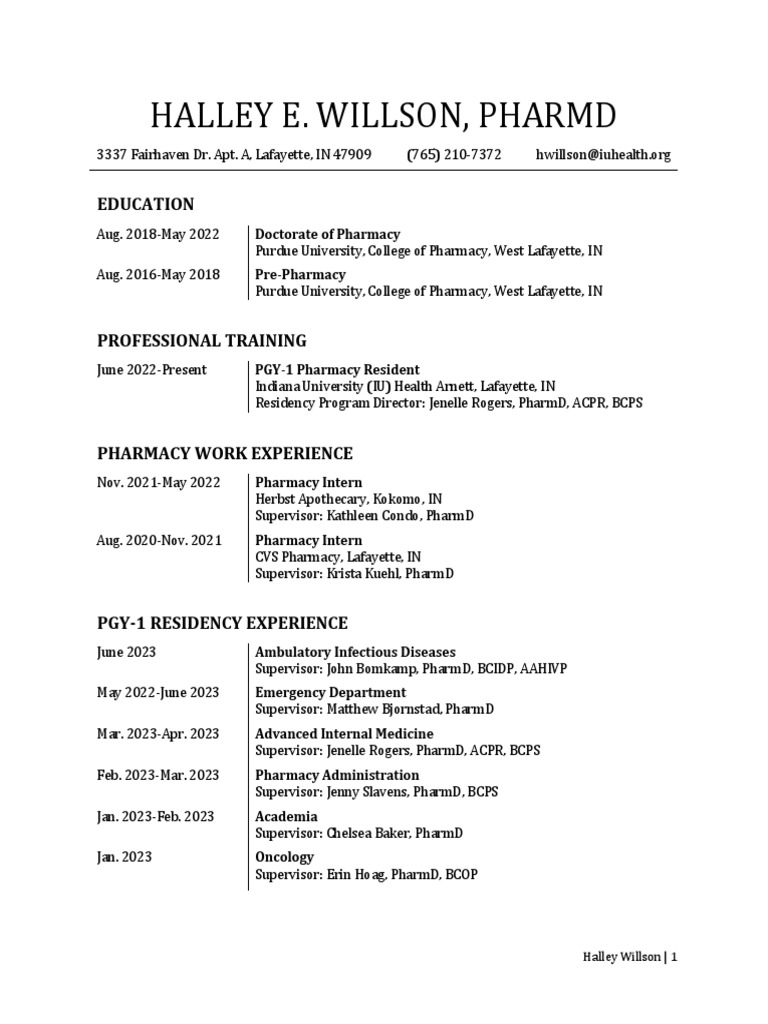 CV Updated | PDF | Pharmacy | Pharmacist