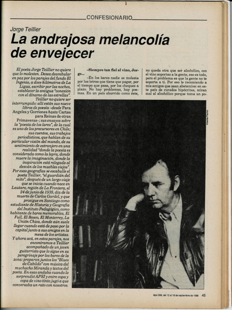 Jorge Teiller Revista APSI 1988 | PDF