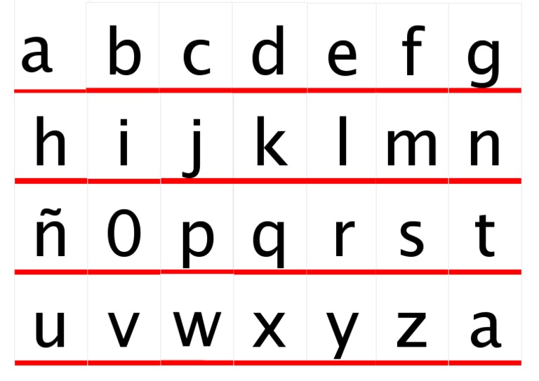 Fichas Léxicas Letras 3 | PDF