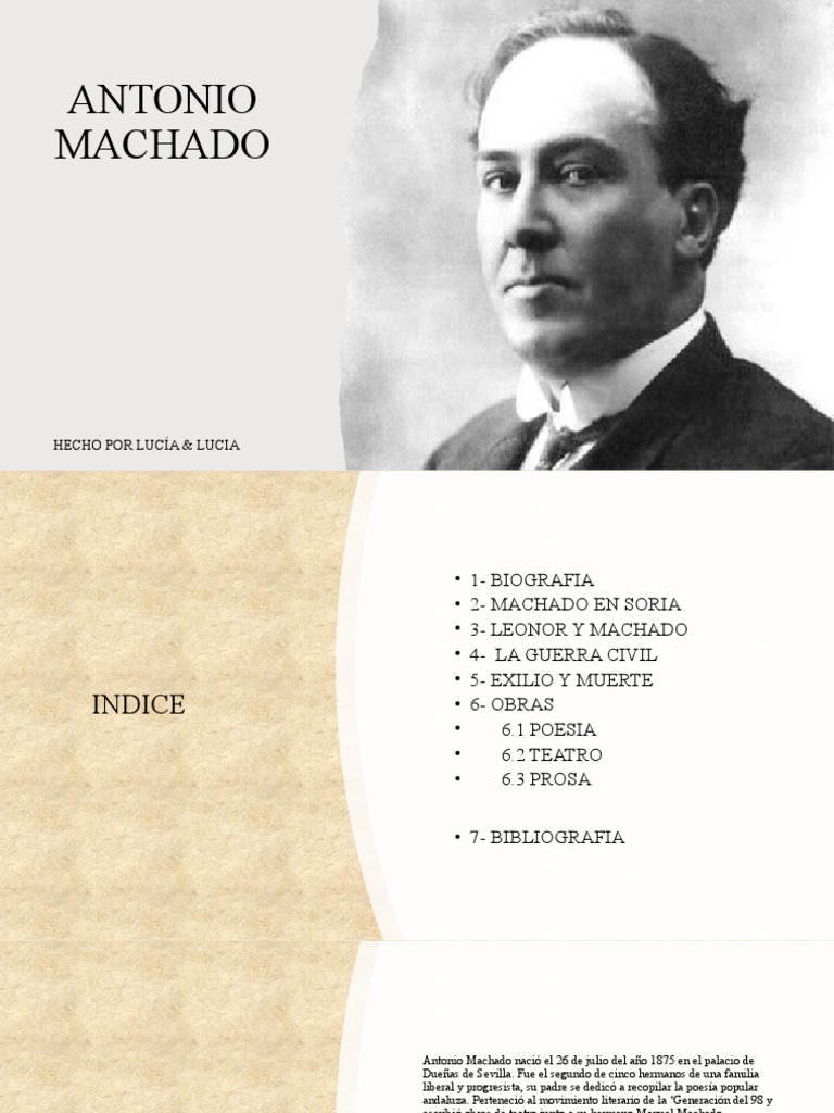 Antonio Machado | PDF