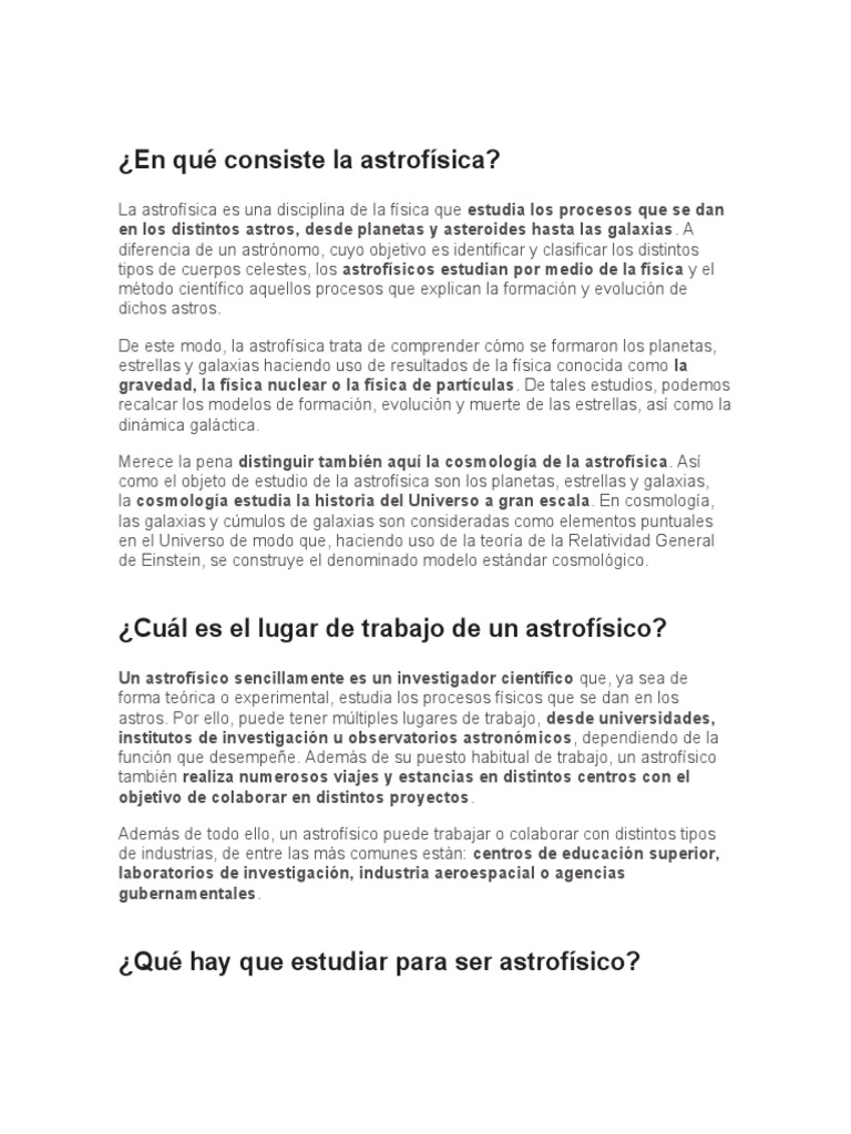 En qué consiste la astrofísica | PDF | Astrofísica | Galaxia