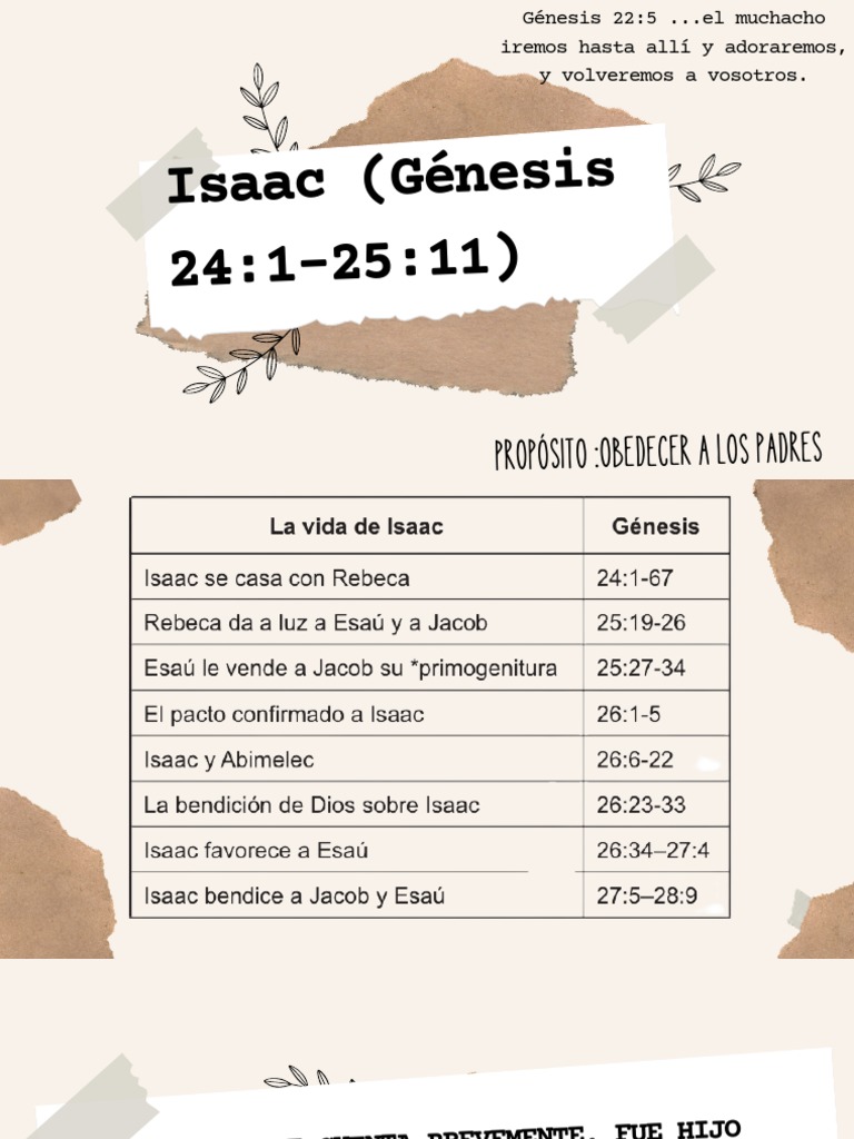 Isaac | PDF | Jacob | Isaac