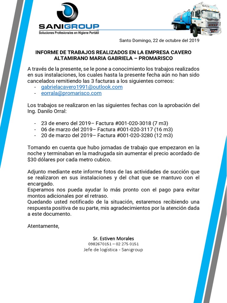 Promarisco Informe | PDF