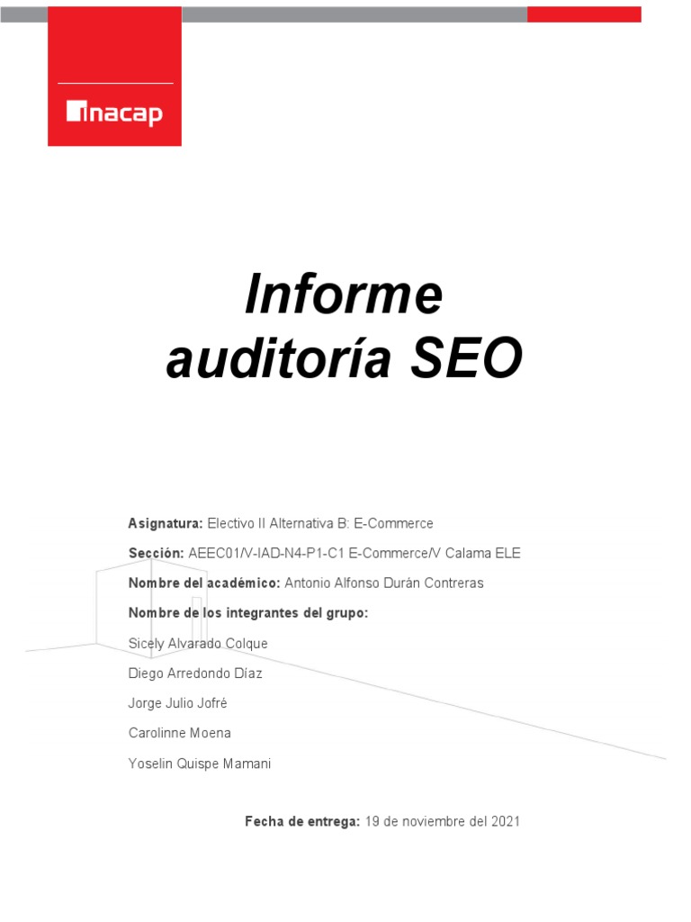 Auditoría E-Commerce | PDF