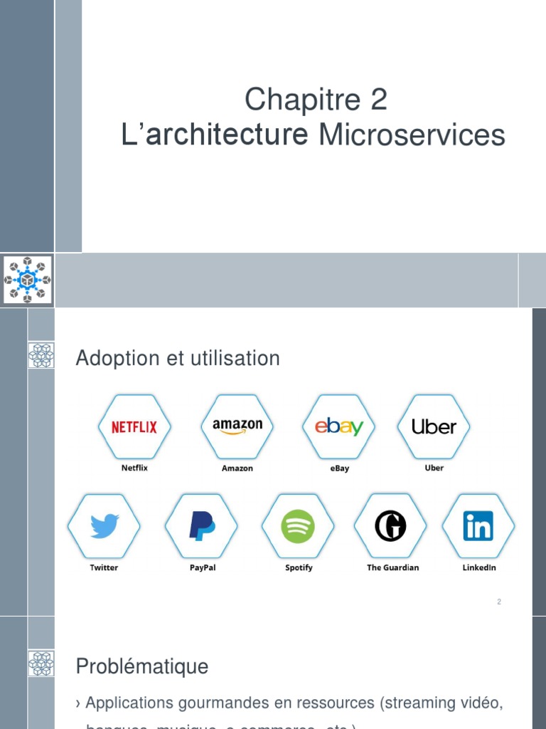 Chapitre 2 - Les Microservices - M1 | PDF