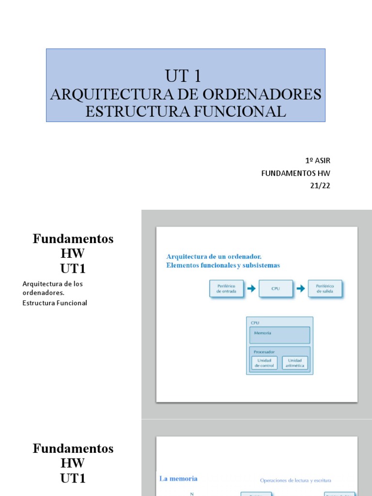 UT1 Arquitectura. Estructura | PDF