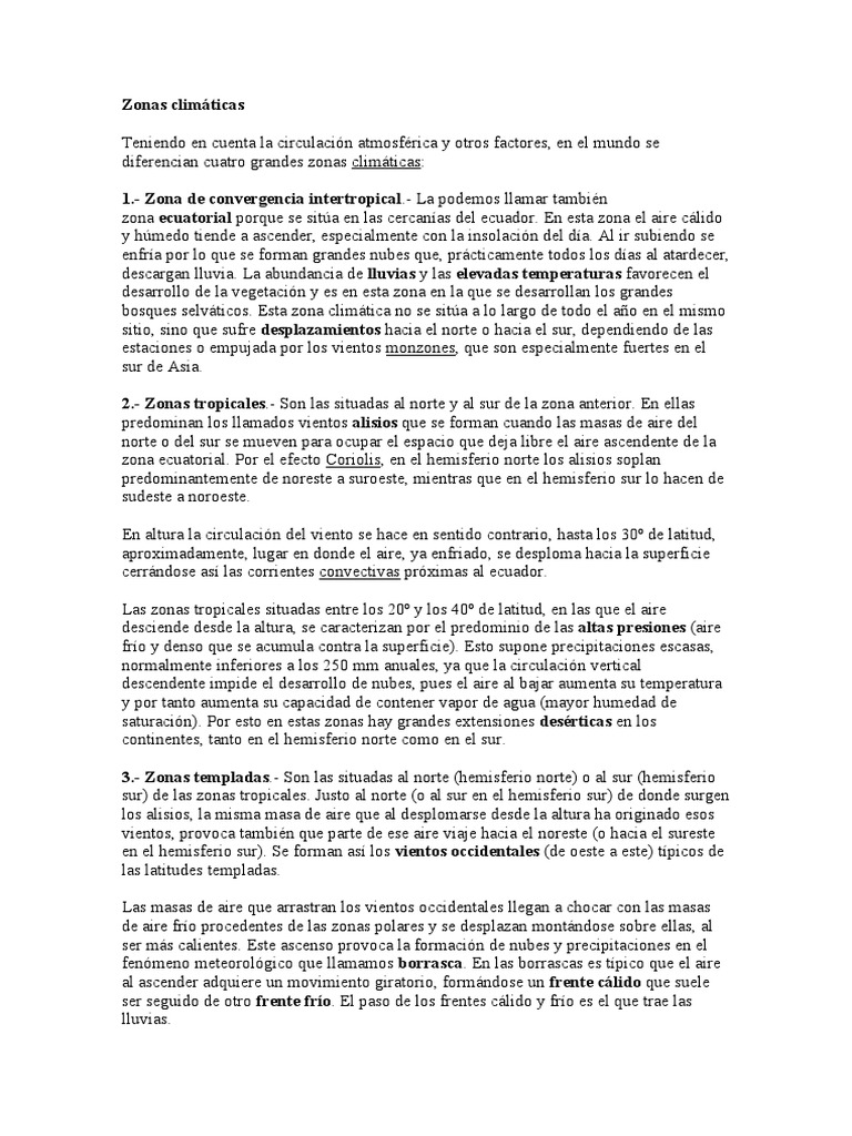 Zonas Climaticas | PDF