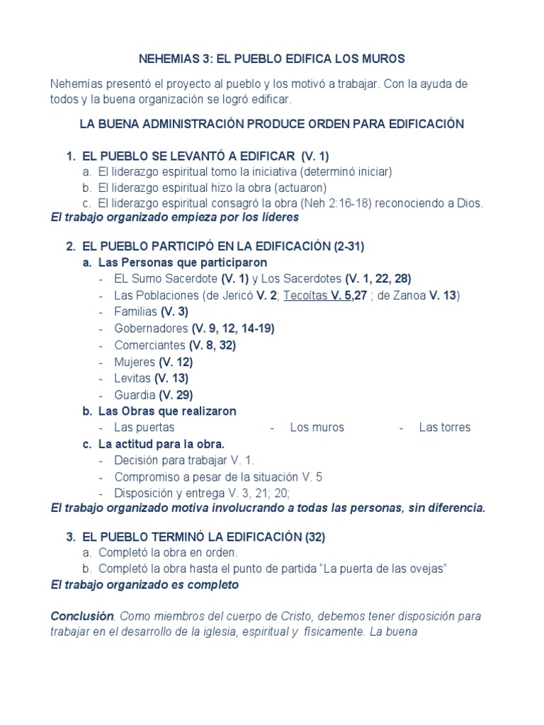 El Pueblo Edifica los Muros | PDF