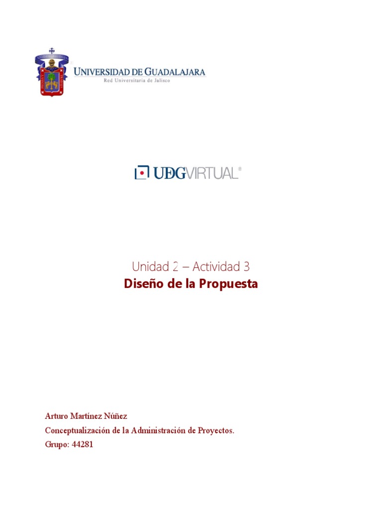 Martinez Nuñez Arturo - CAP U2 Act 3 Rev 01 | PDF | Riesgo | Planificación