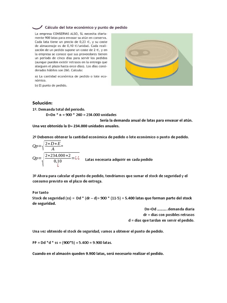 Ejercicio Resuelto VOP | PDF
