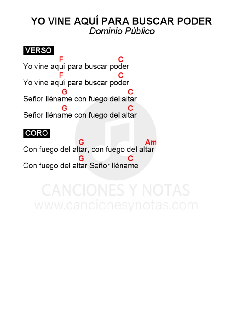 Yo Vine Aquí para Buscar Poder | PDF