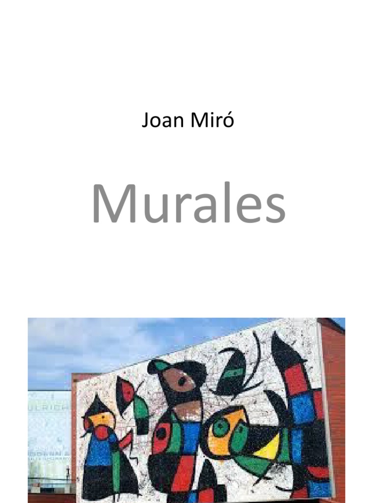 Joan Miró Murales | PDF
