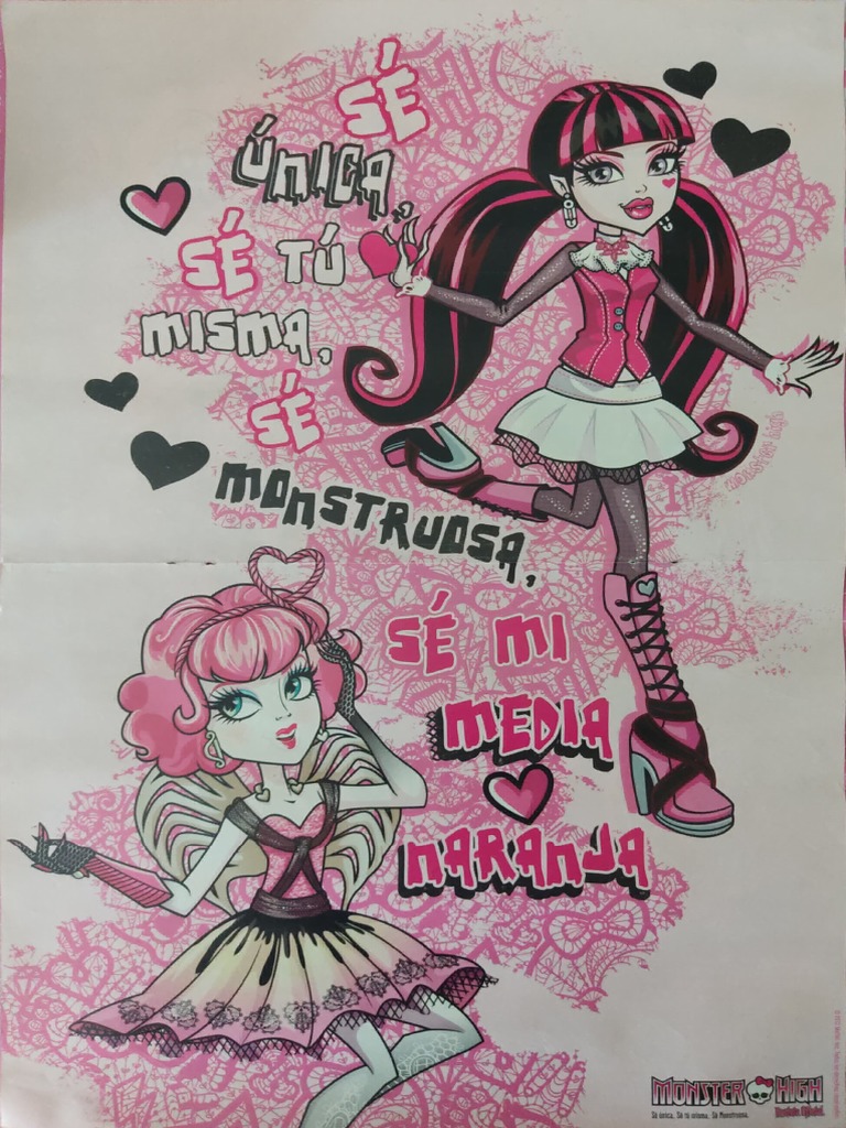 monster high posters | PDF | Muñecas | Marcas de juguetes