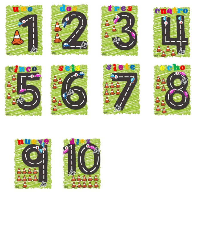 Numeros 1 Al 10 | PDF