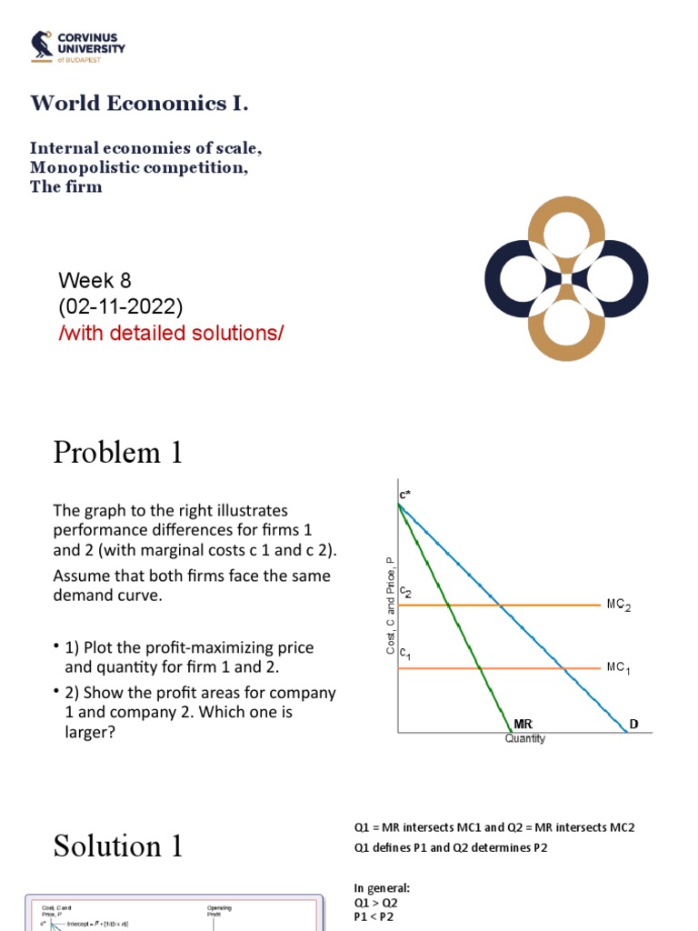 WE_08 - Internal Economies of Scale and Monopolistic Competition - Problems and Solutions (2 ...